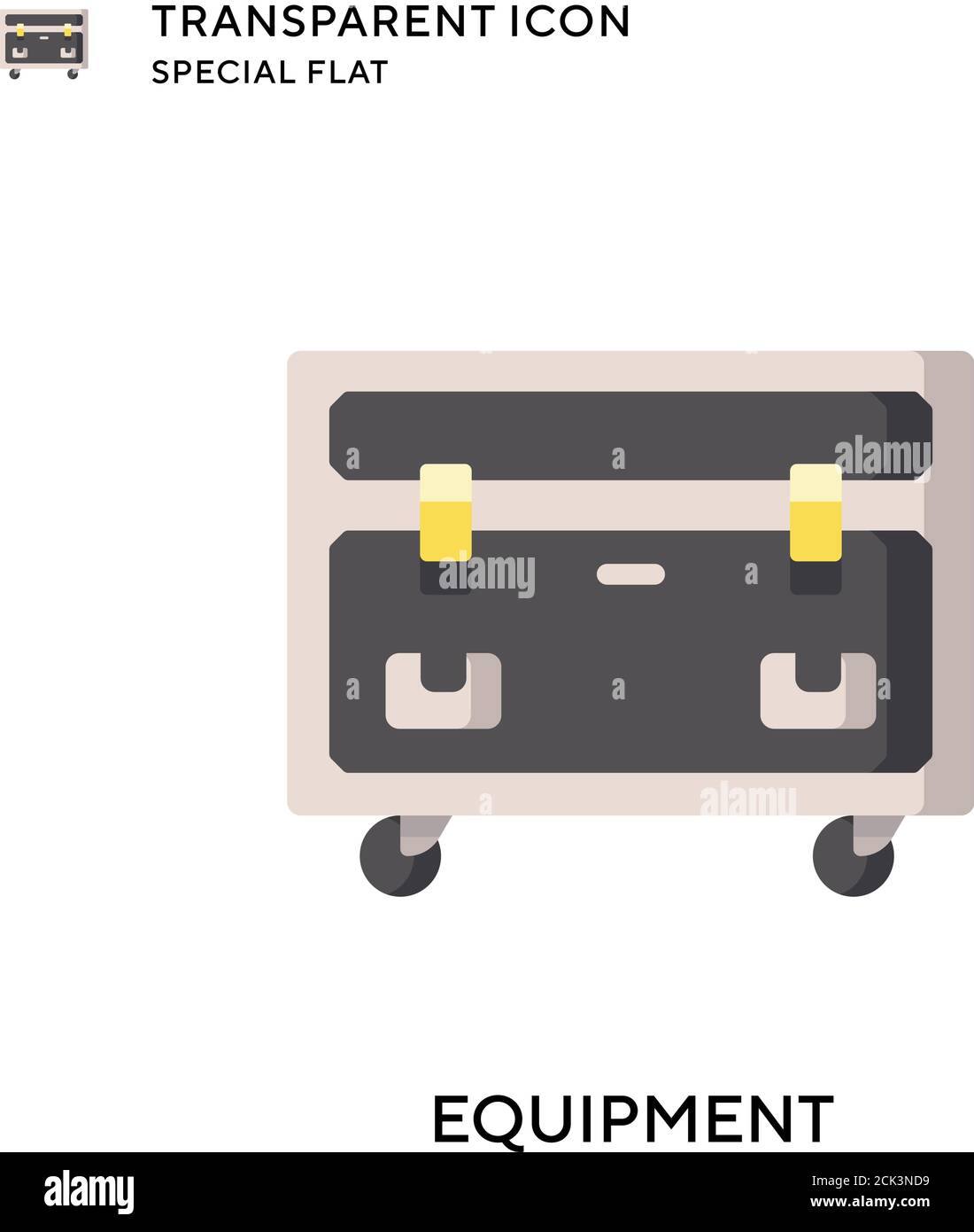 Equipment vector icon. Flat style illustration. EPS 10 vector Stock ...