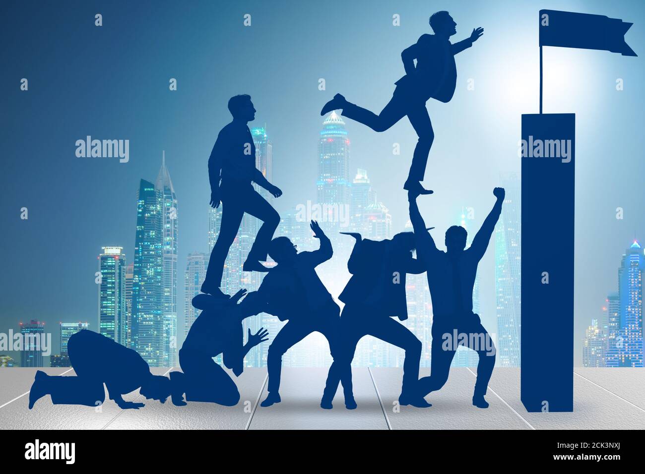 Career progression concept with businessman climbing the stairs Stock ...