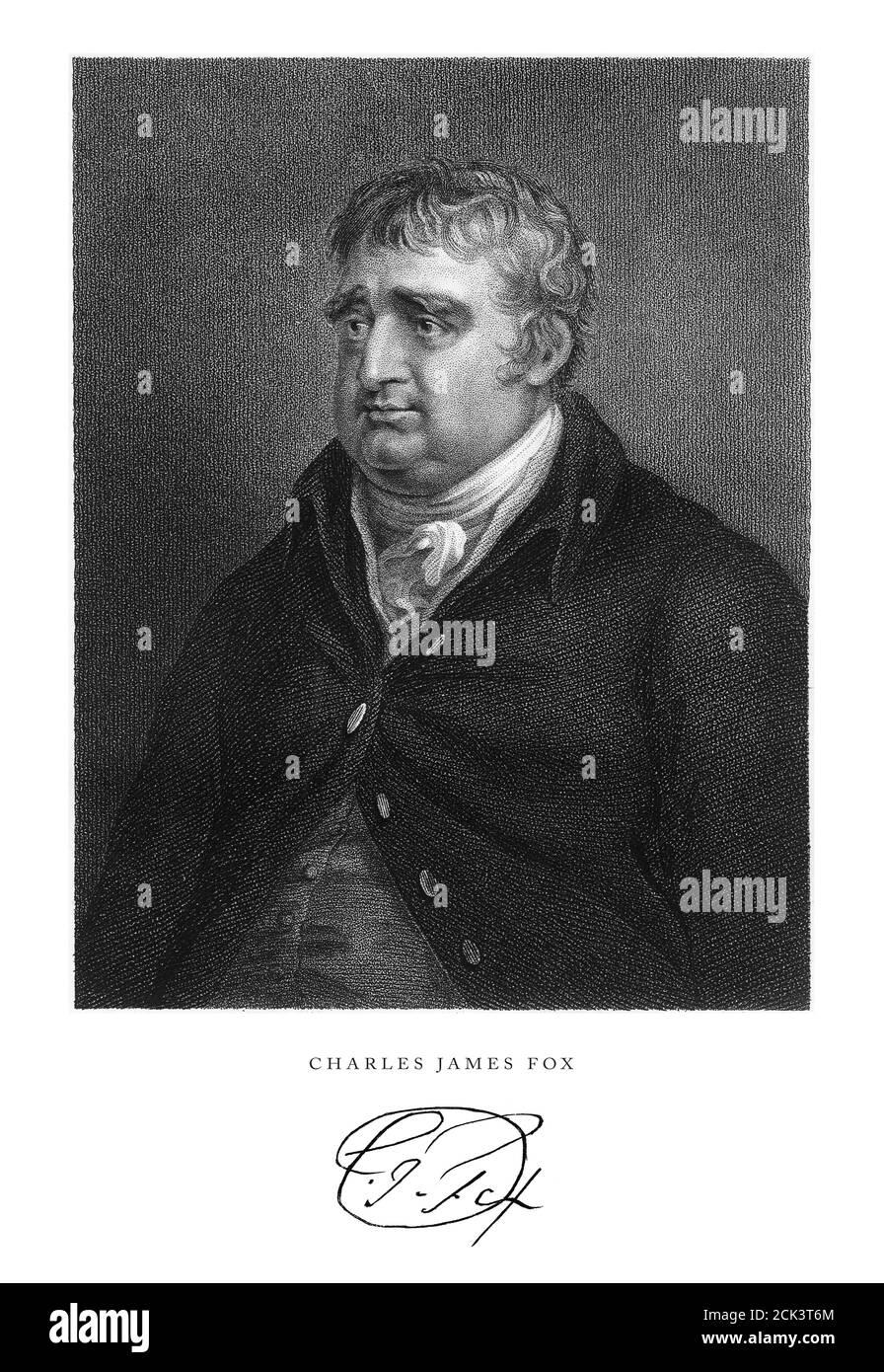 Charles fox portrait Cut Out Stock Images & Pictures - Alamy