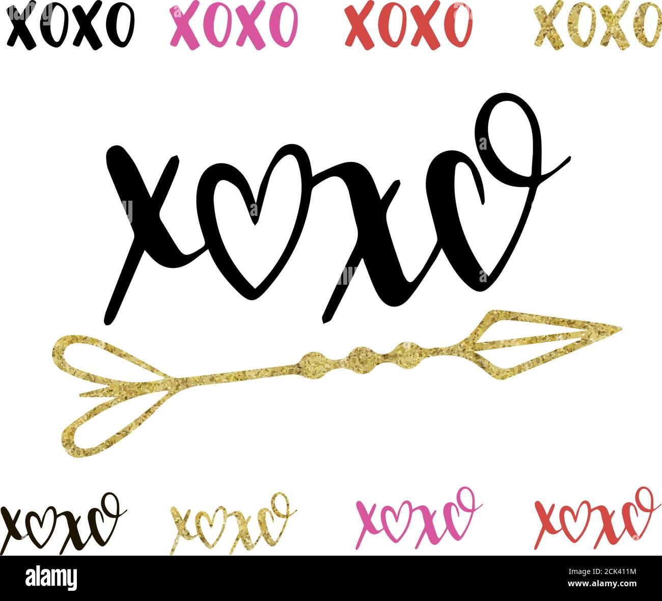 Handwritten brush lettering with red lips of a woman. Vector lipstick ...