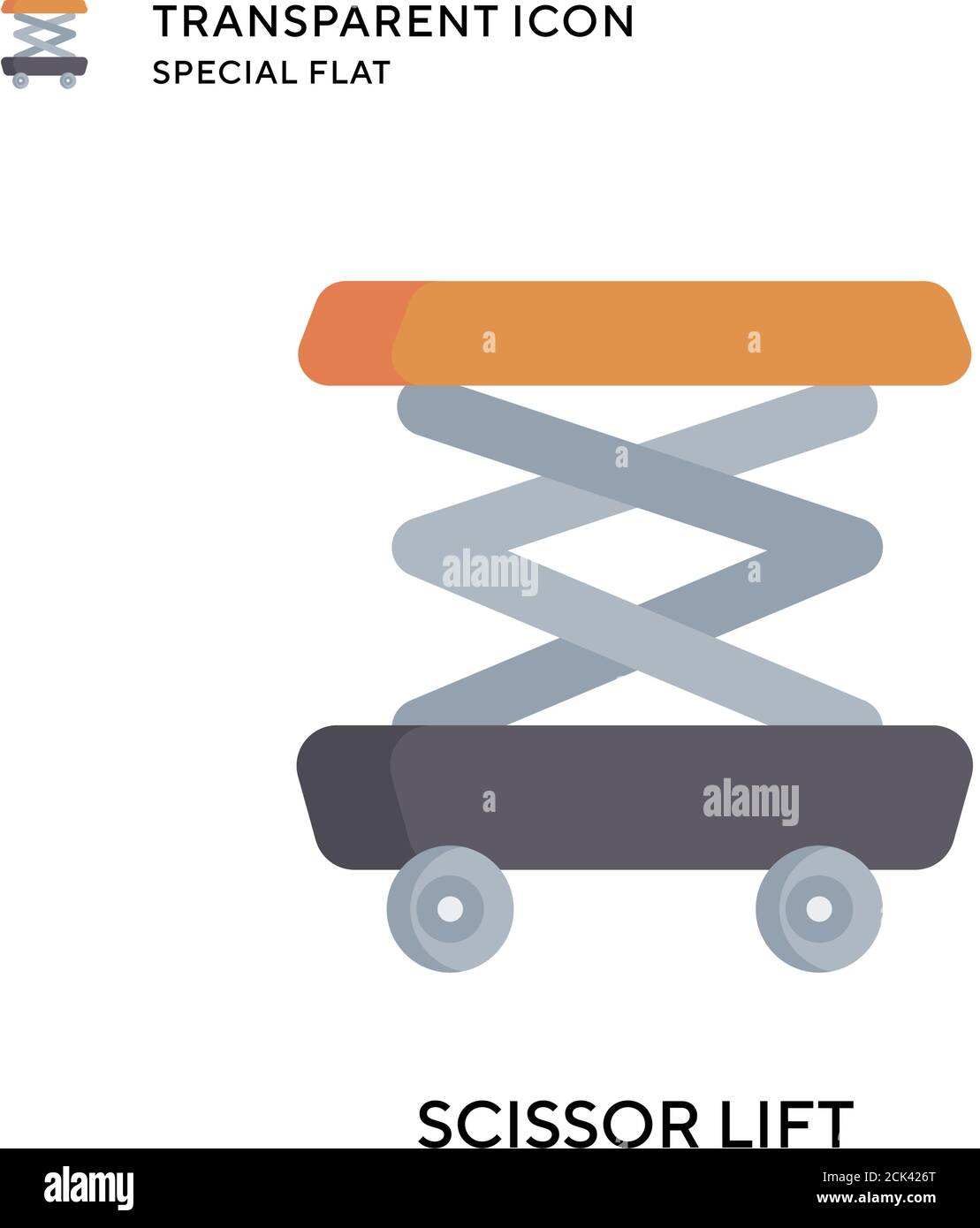 Scissor lift vector vectors Stock Vector Images - Alamy