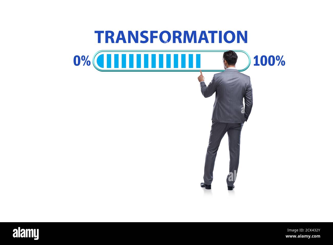 Concept of the corporate business transformation Stock Photo - Alamy
