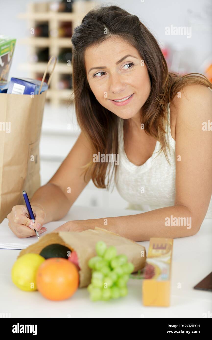 Making a list hi-res stock photography and images - Alamy