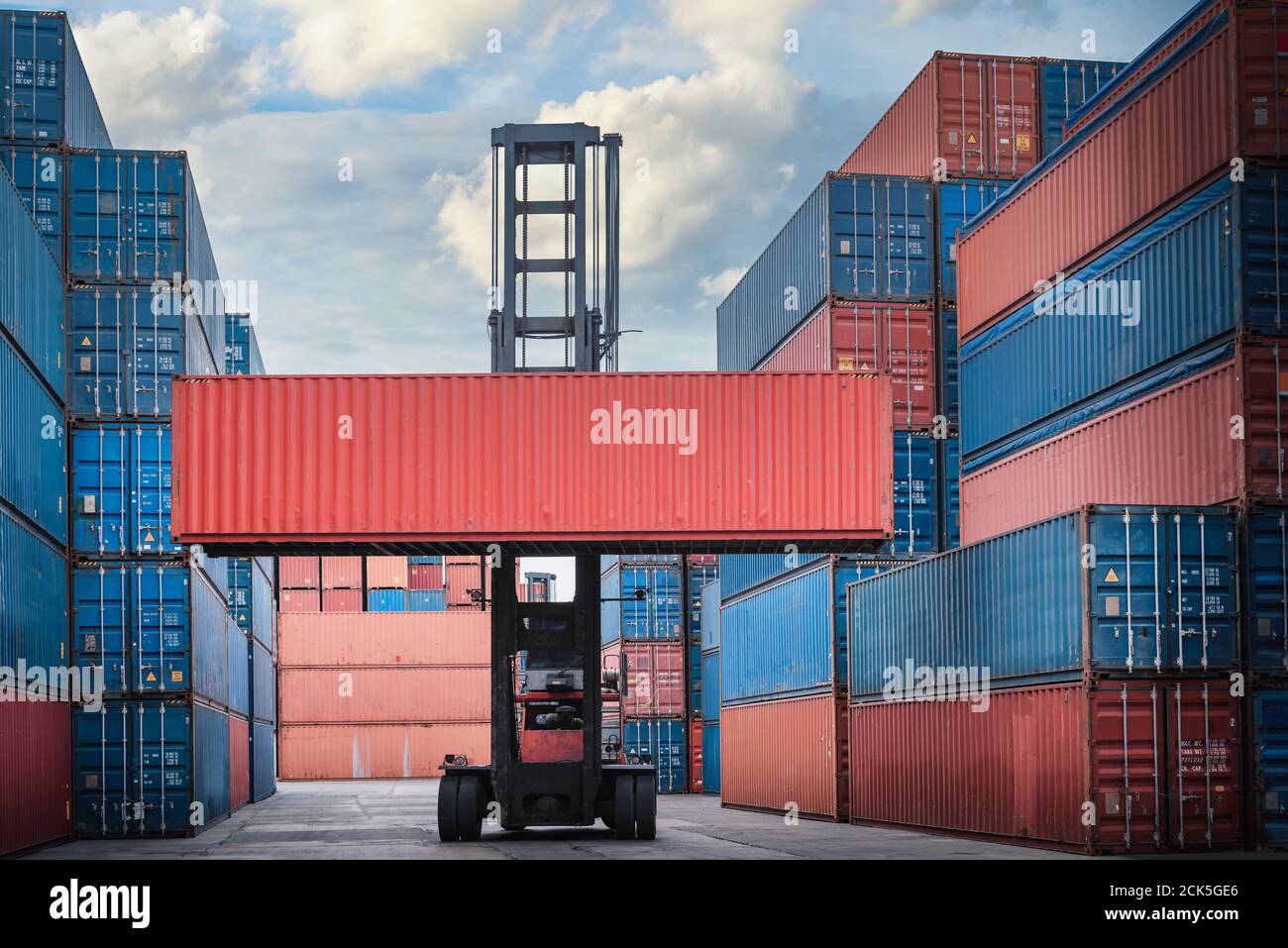 Container Cargo Port Ship Yard Storage Handling of Logistic ...
