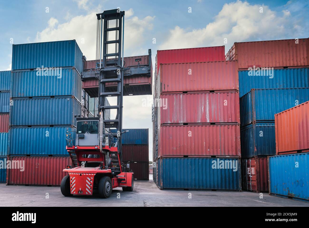 Container Cargo Port Ship Yard Storage Handling of Logistic ...