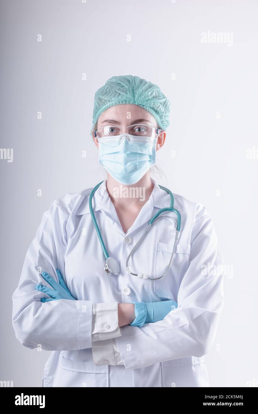 Medical Surgical Doctor and Health Care, Portrait of Surgeon Doctor in ...