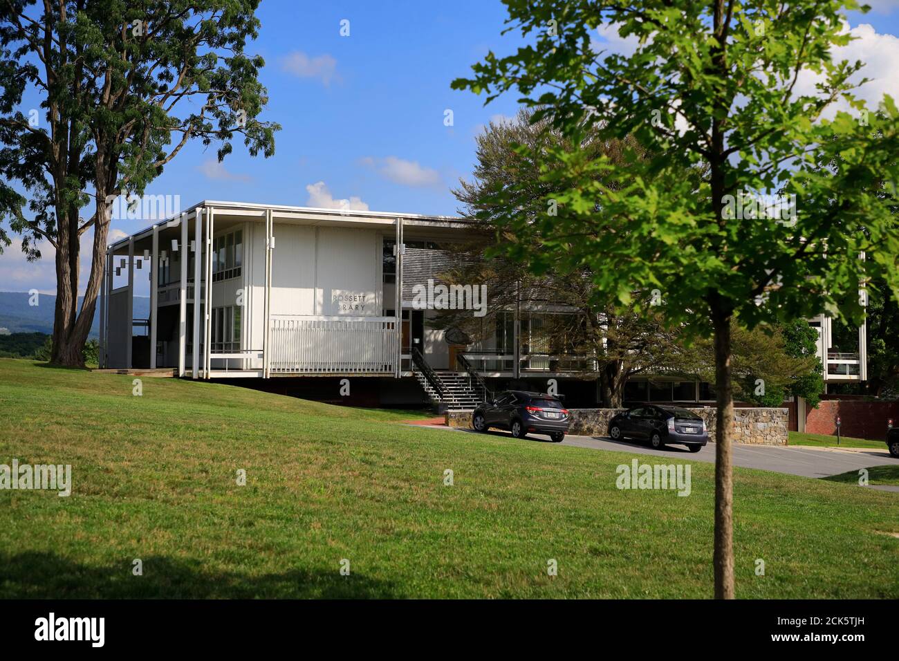 Crossett Library designed by Italian American architect Pietro ...