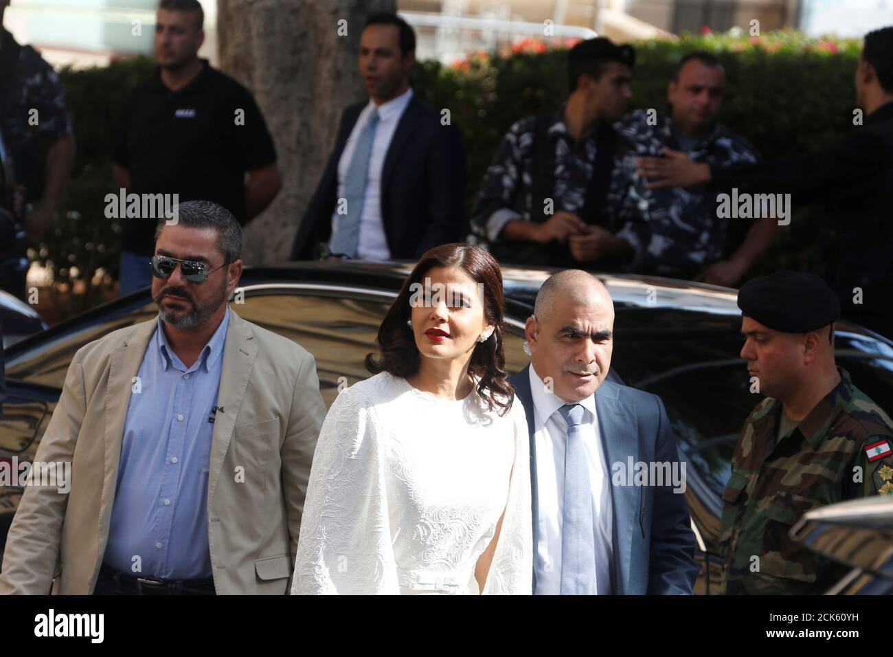 Wife of samir geagea hi-res stock photography and images - Alamy