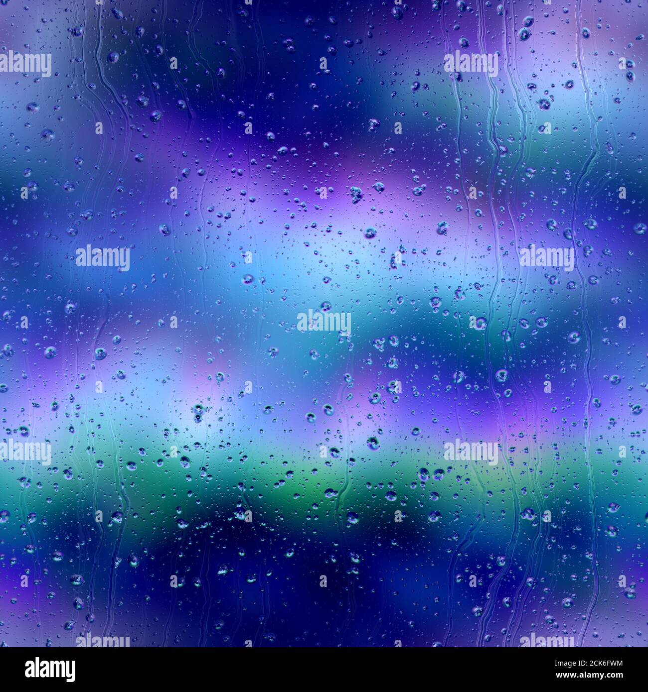 Seamless rain drop water repeat pattern on blur Stock Photo - Alamy