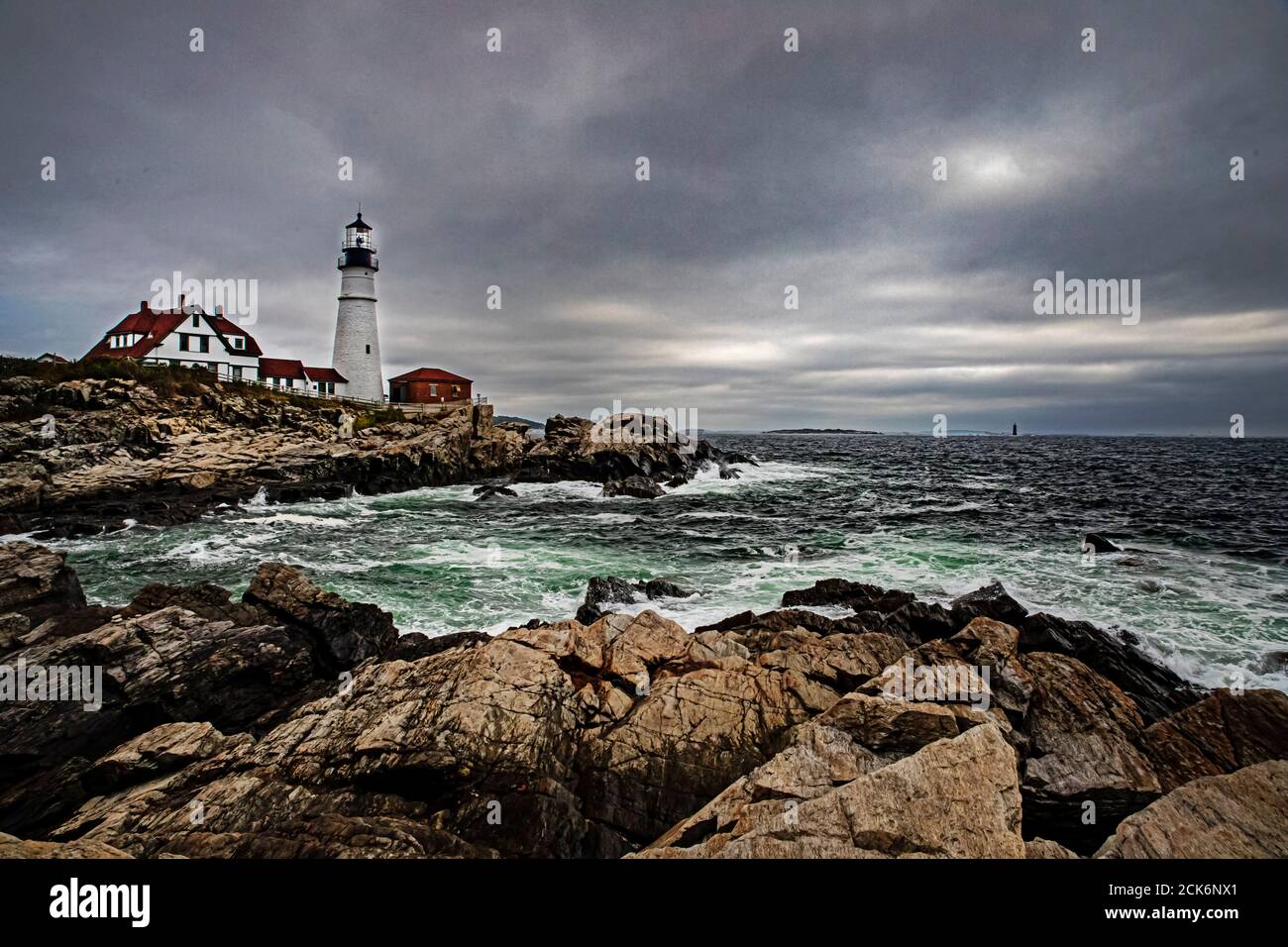 Portland Head Light in Portland Maine Stock Photo - Alamy