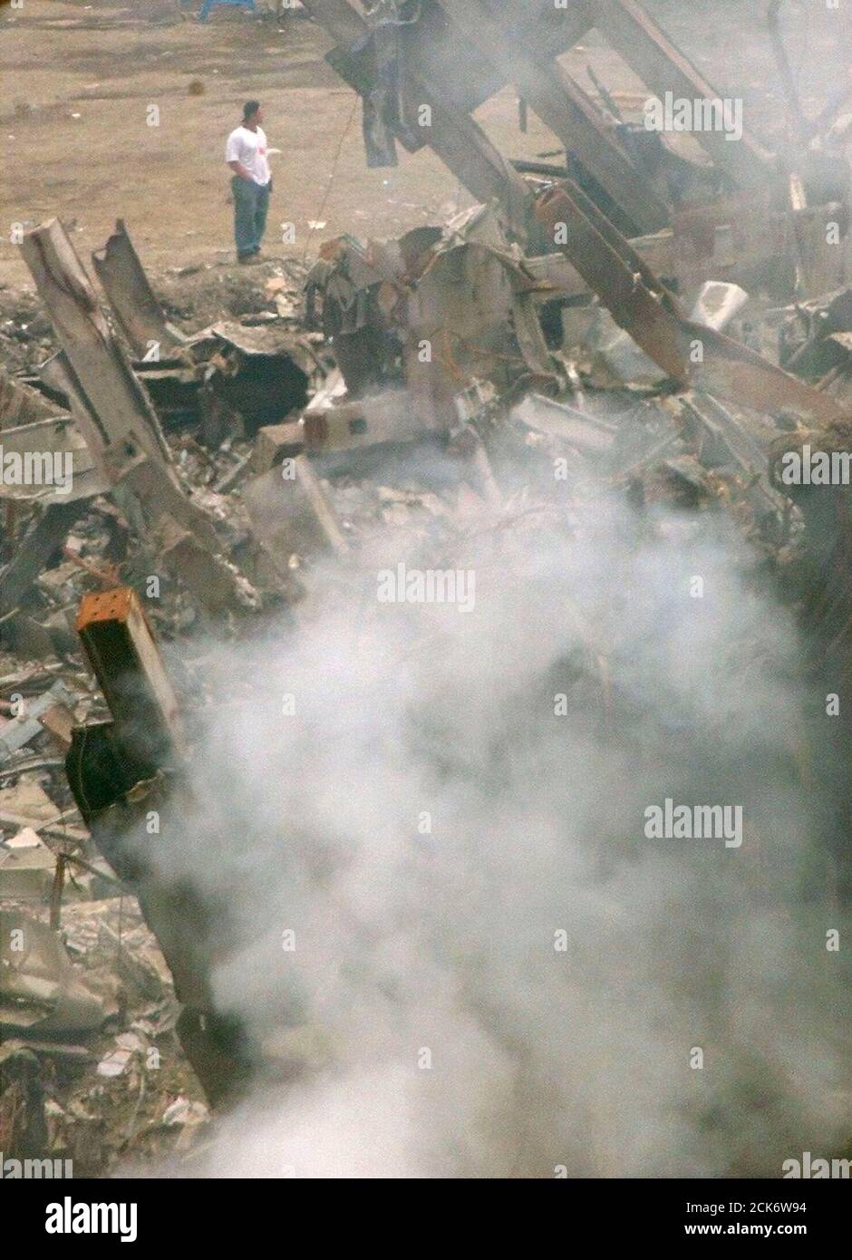 New york twin towers burning hi-res stock photography and images - Alamy