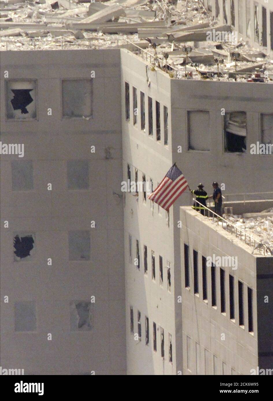 Destroyed world trade center hi-res stock photography and images - Alamy
