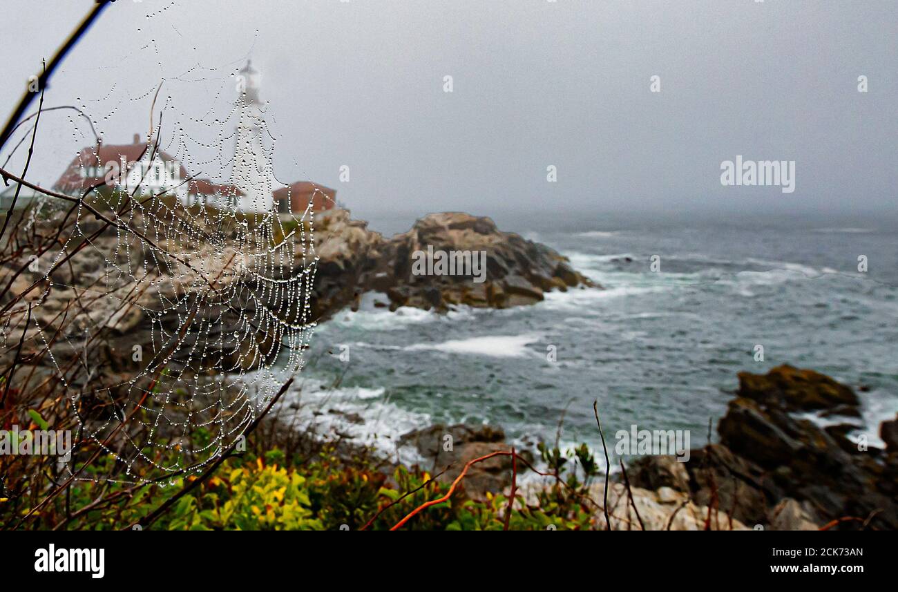 Portland Head Light in Portland Maine Stock Photo - Alamy