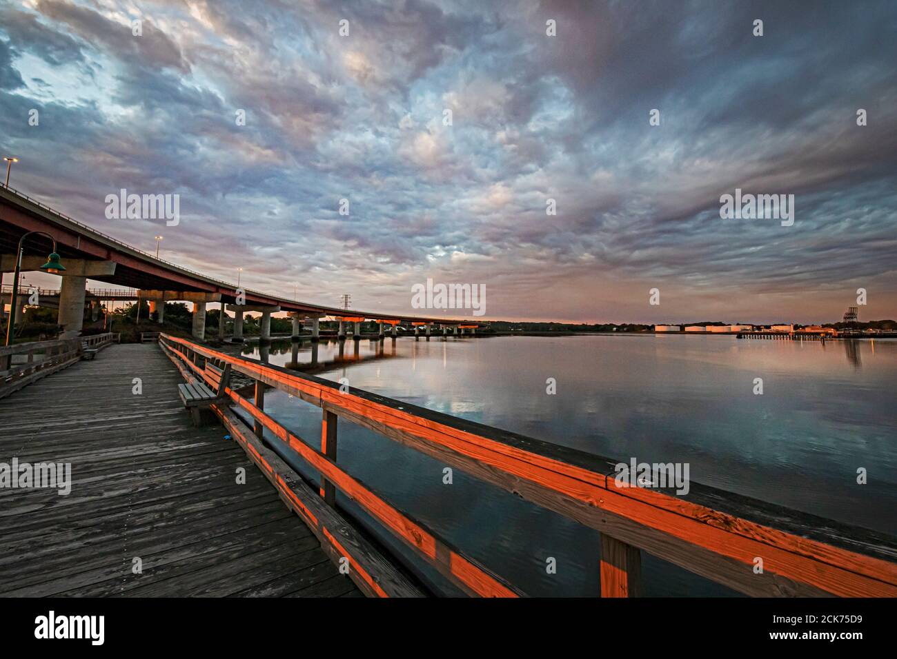 Million Dollar Casco Bay Bridge Stock Photo - Alamy