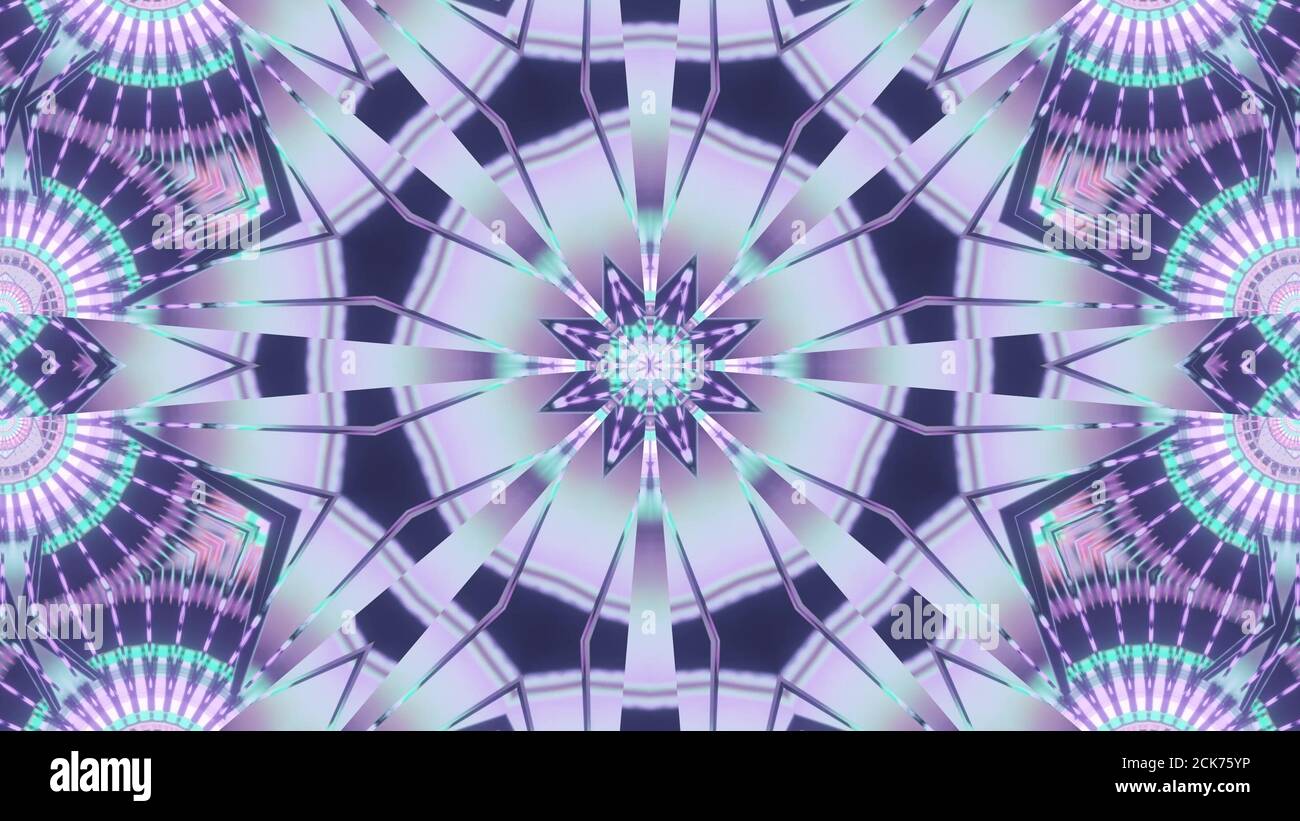 3D rendering of geometric shapes with colorful neon lights - perfect ...