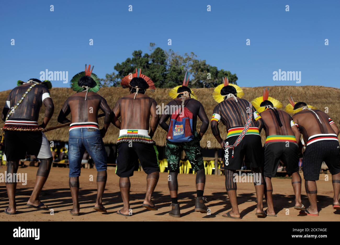 Kayapo dance hi-res stock photography and images - Alamy