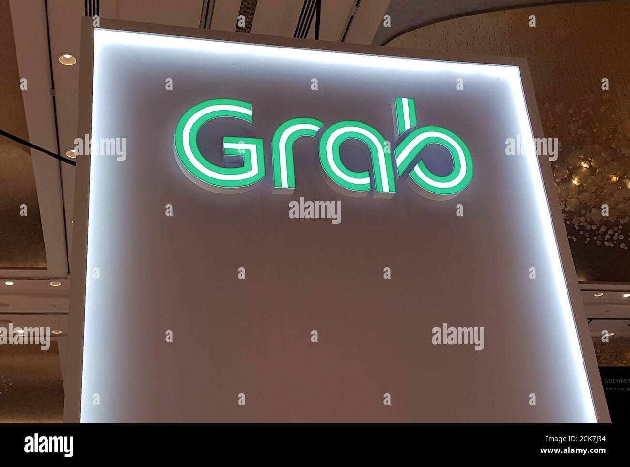 Grab logo hi-res stock photography and images - Alamy