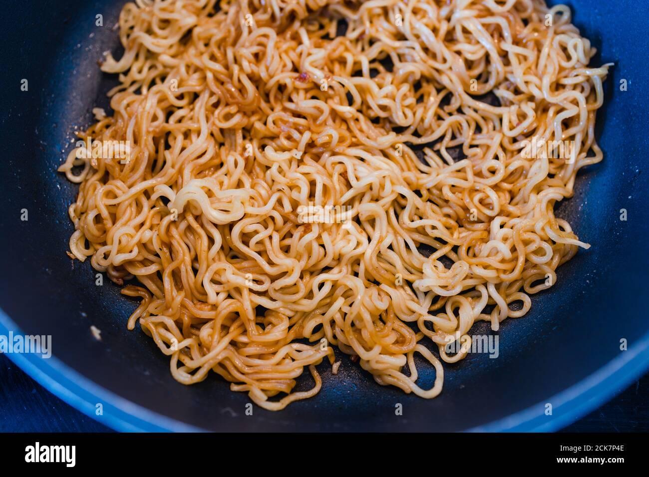 Instant noodles boiling in pan hi-res stock photography and images - Alamy