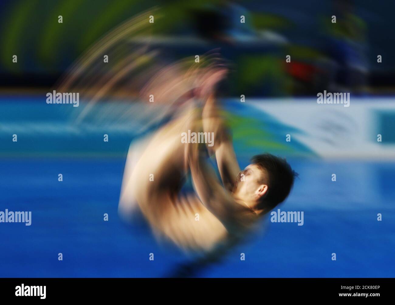 Mens 1m springboard final optus aquatic centre hi-res stock photography ...