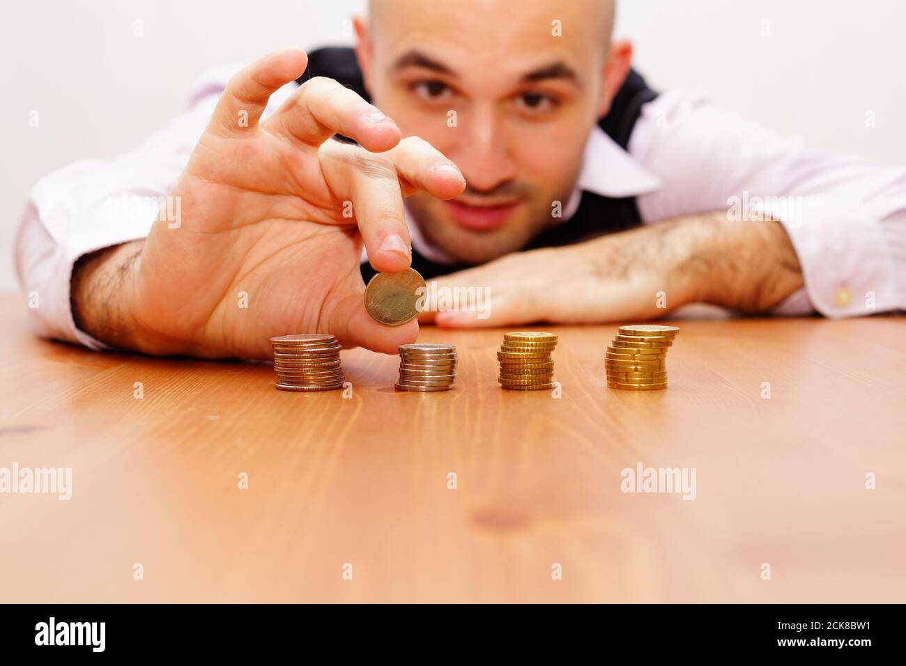 Male counting hi-res stock photography and images - Alamy