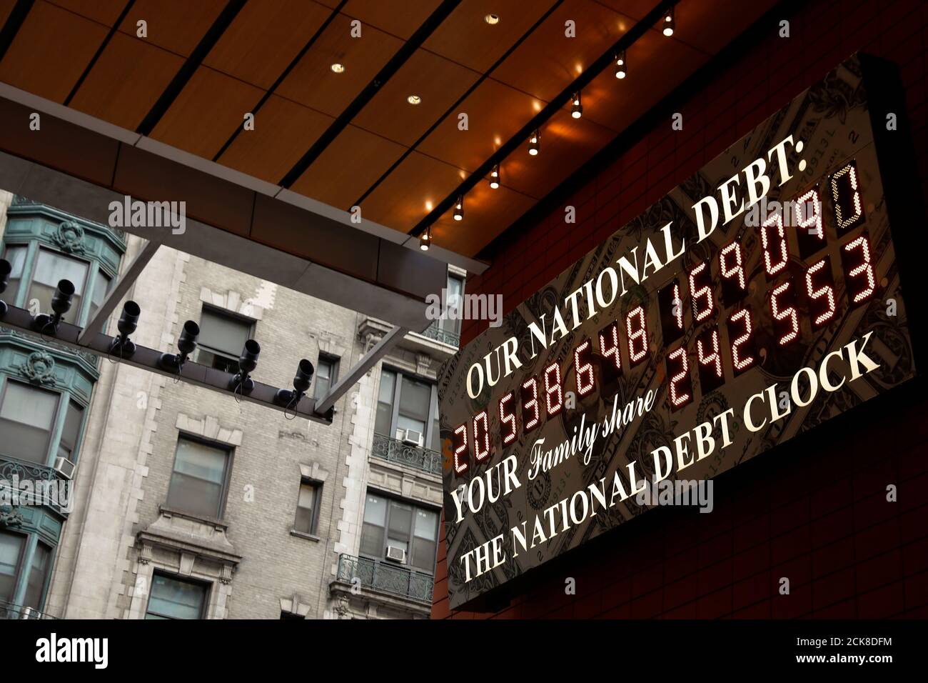 National Debt Clock New York High Resolution Stock Photography and ...