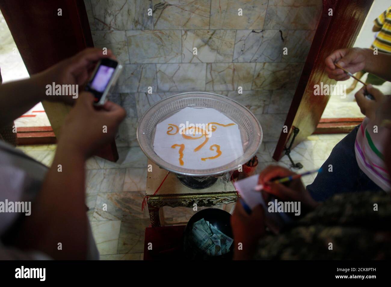 Red wax lips hi-res stock photography and images - Alamy