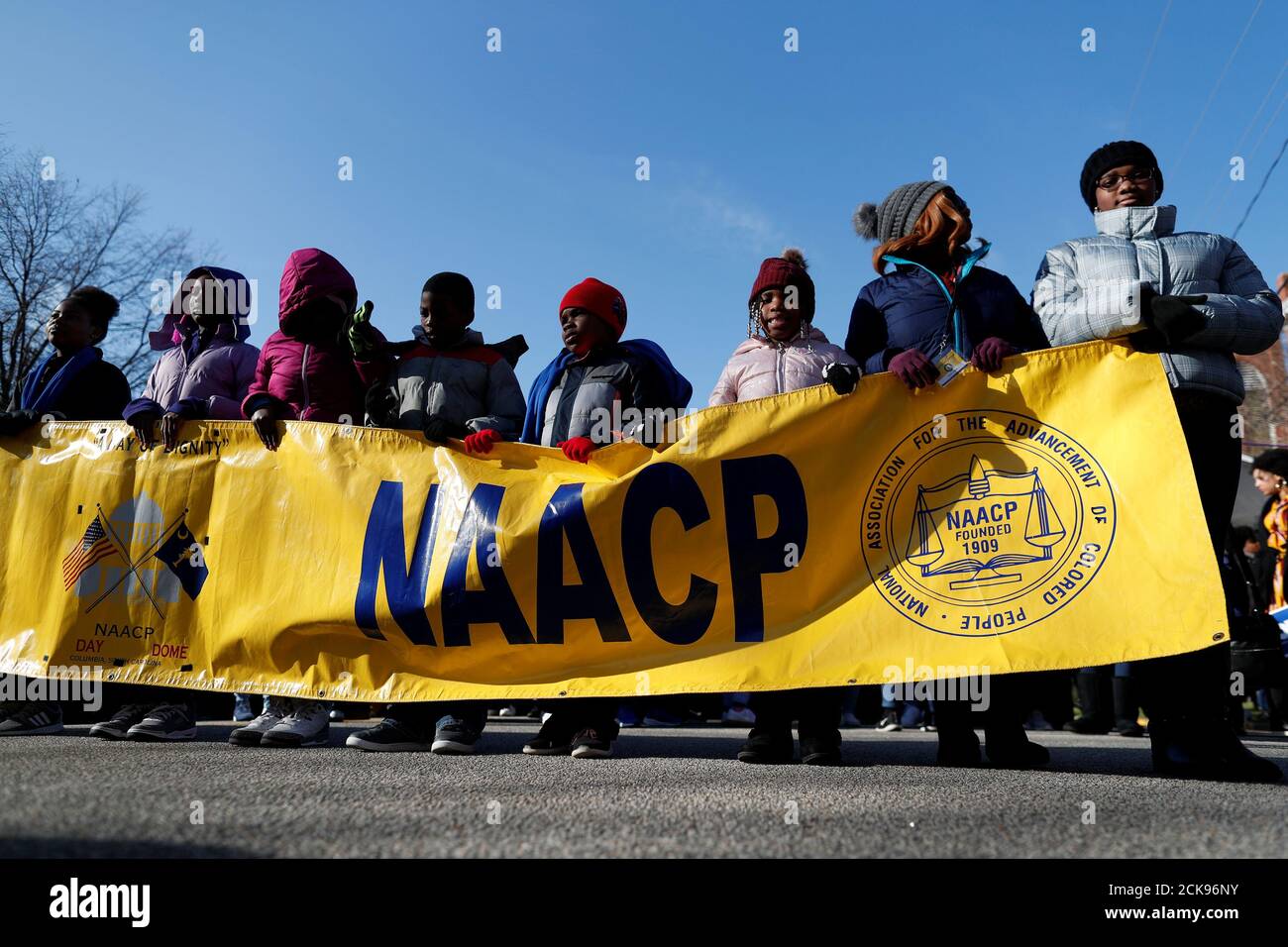 Martin luther king day parade hi-res stock photography and images - Alamy