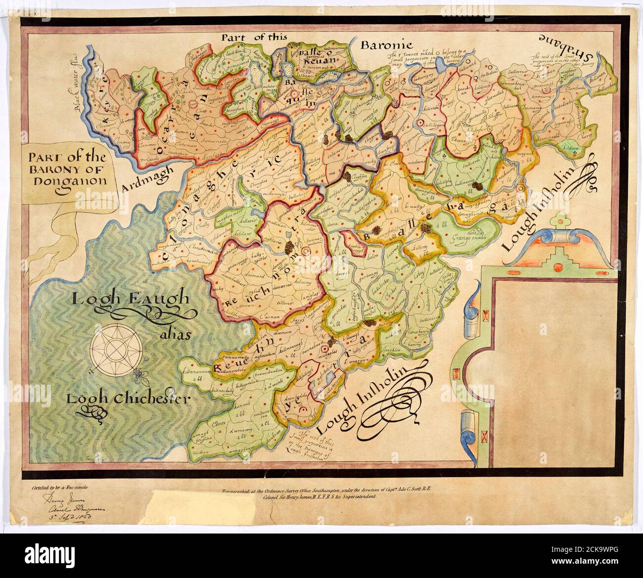 Map of the barony hi-res stock photography and images - Alamy