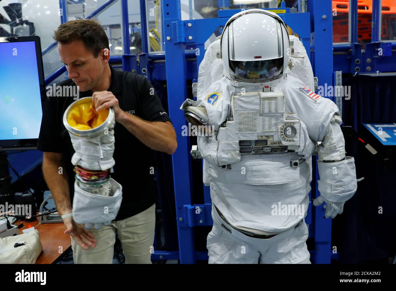 Boeing space suit hi-res stock photography and images - Alamy