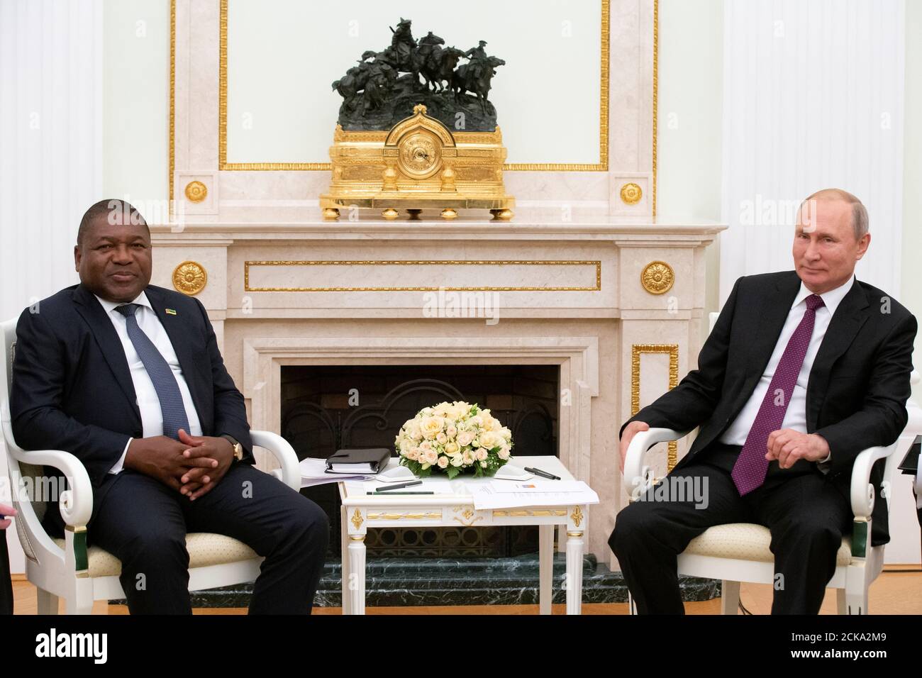 Meets filipe nyusi hi-res stock photography and images - Alamy