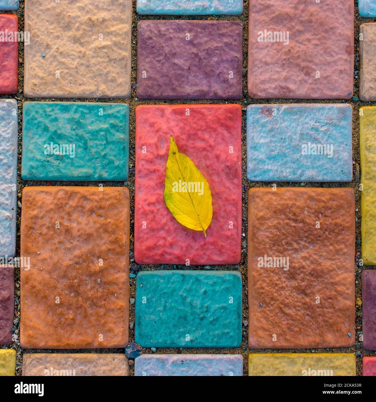 Colorful concrete paving texture background hi-res stock photography ...