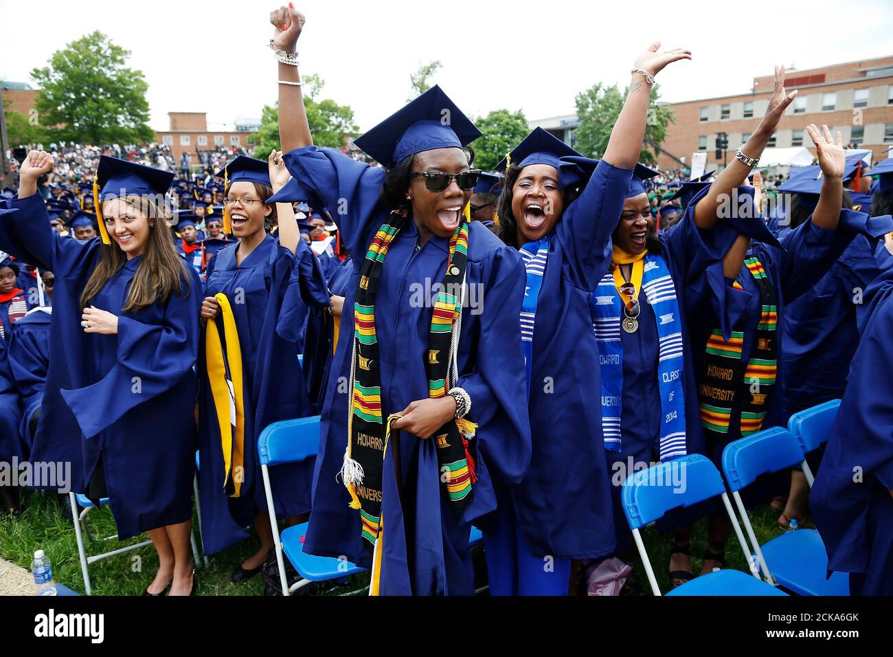 Howard university graduation hi-res stock photography and images - Alamy