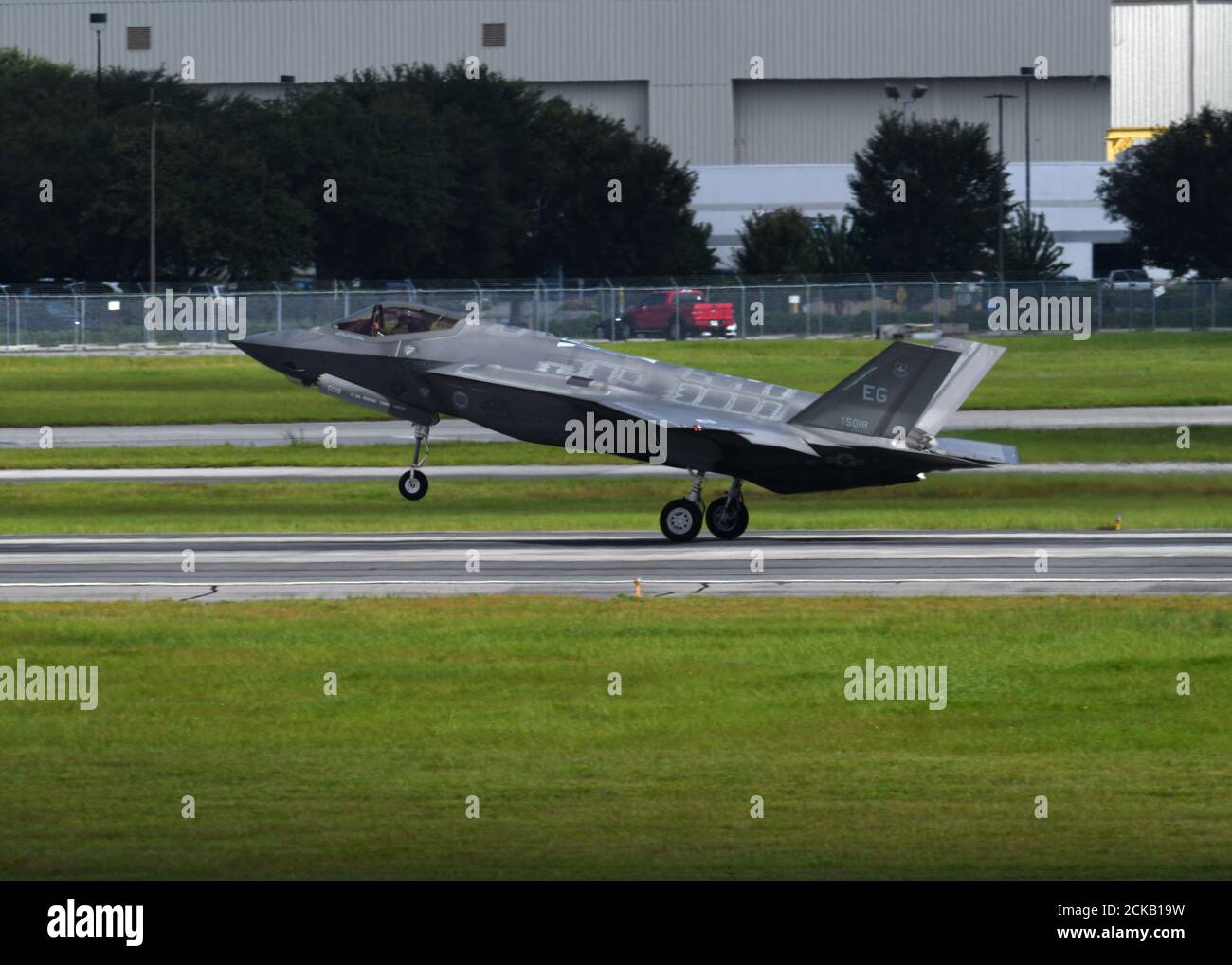 An F-35A Lightning II assigned to the 33rd Fighter Wing at Eglin Air ...