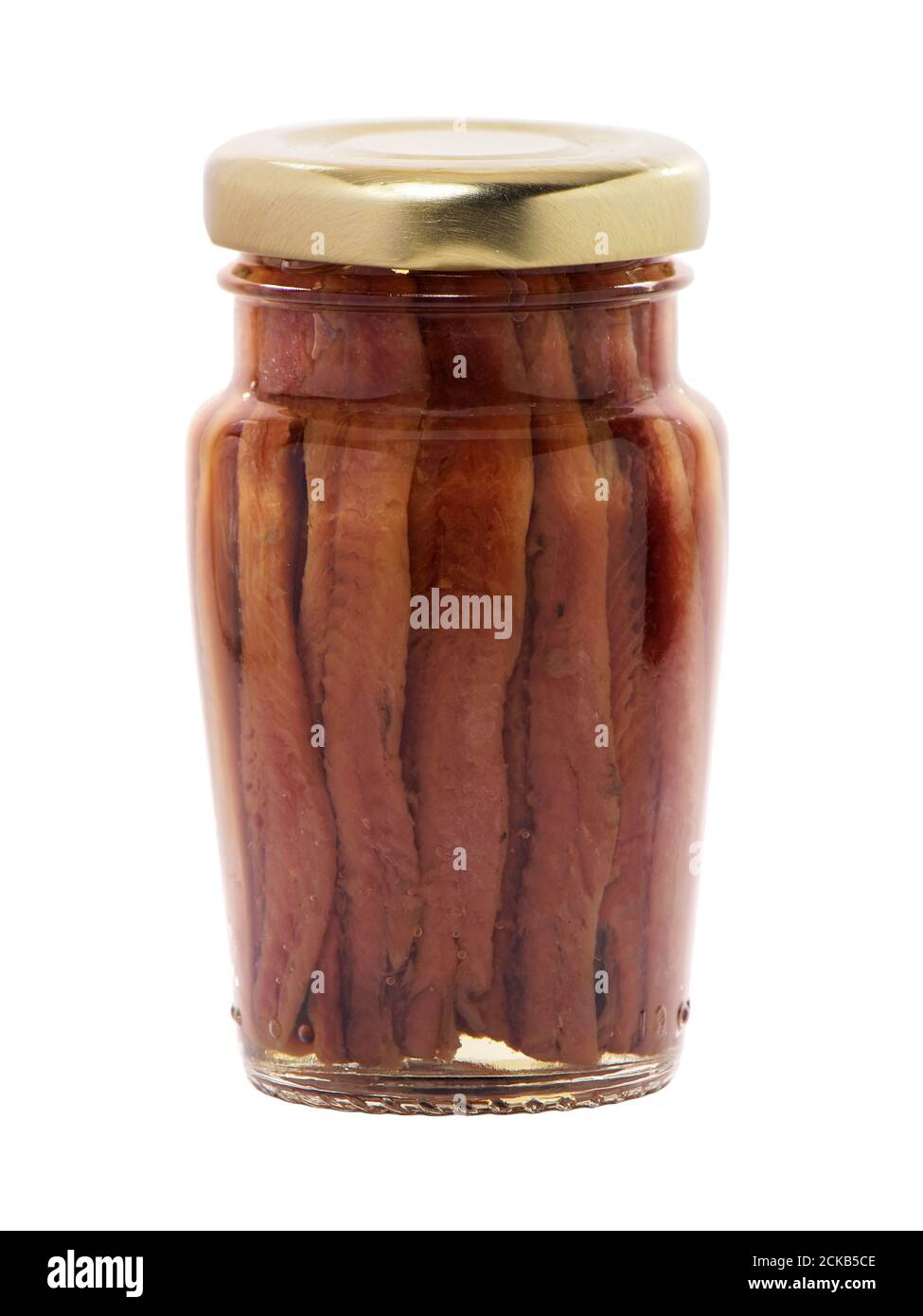 Canned anchovy fish fillet in olive oil Stock Photo - Alamy