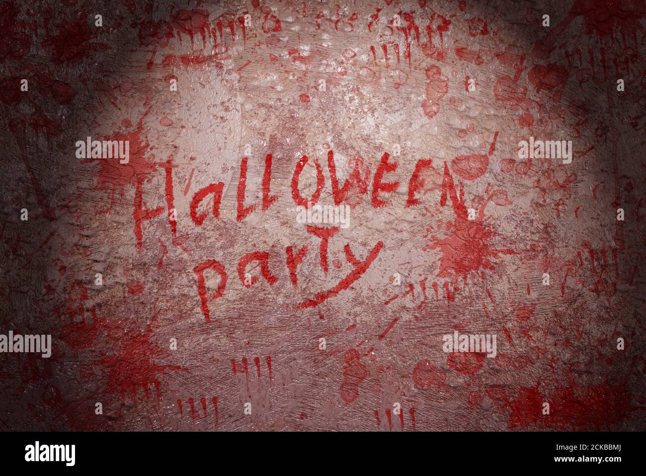 Blood on wall, halloween party background Stock Photo - Alamy