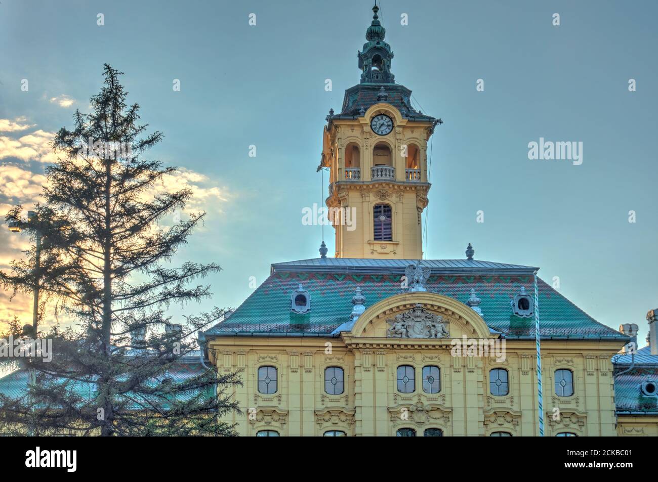 Szeged Landmarks, Hungary, HDR Image Stock Photo - Alamy