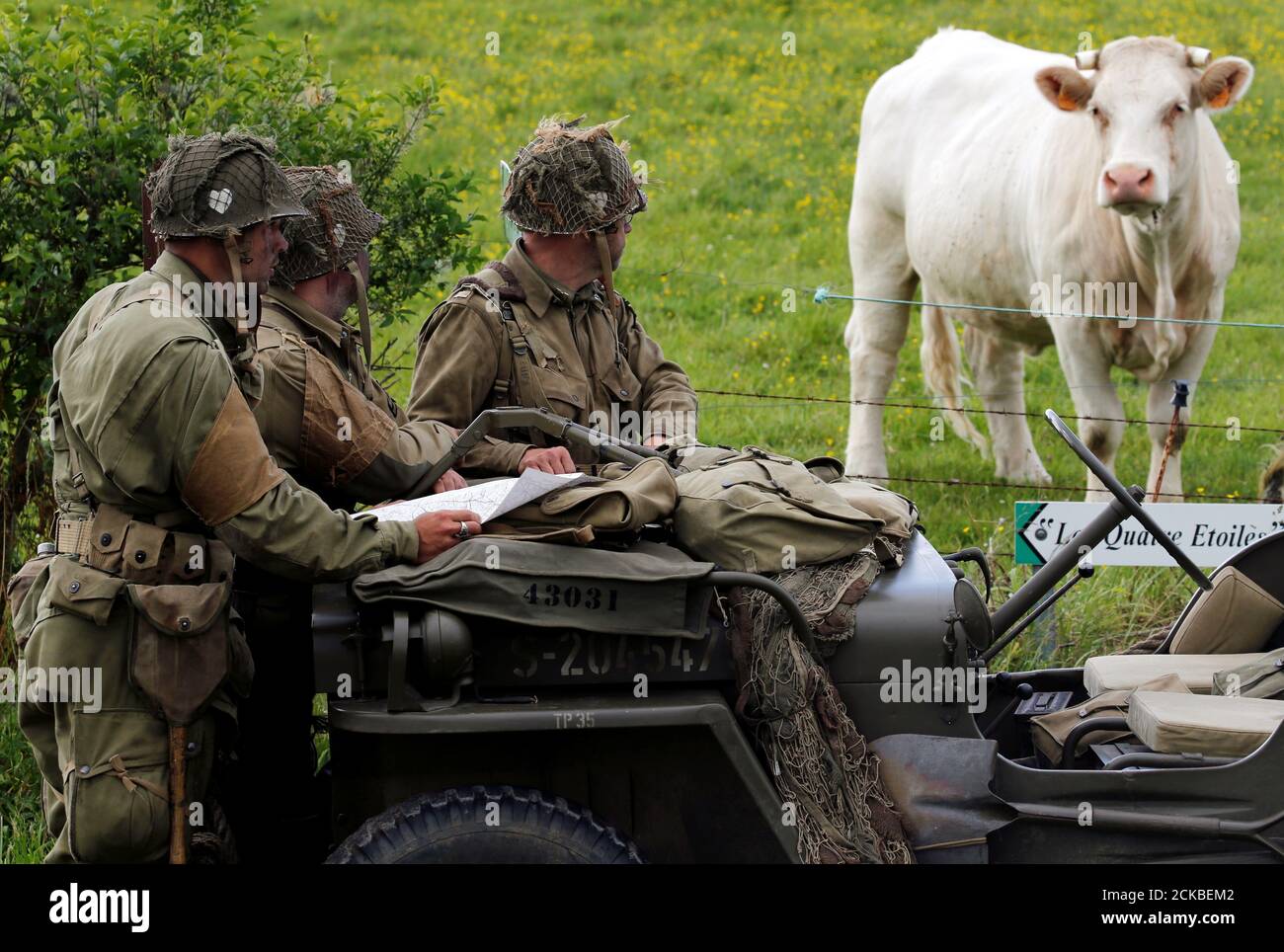 Vintage normandy map hi-res stock photography and images - Alamy