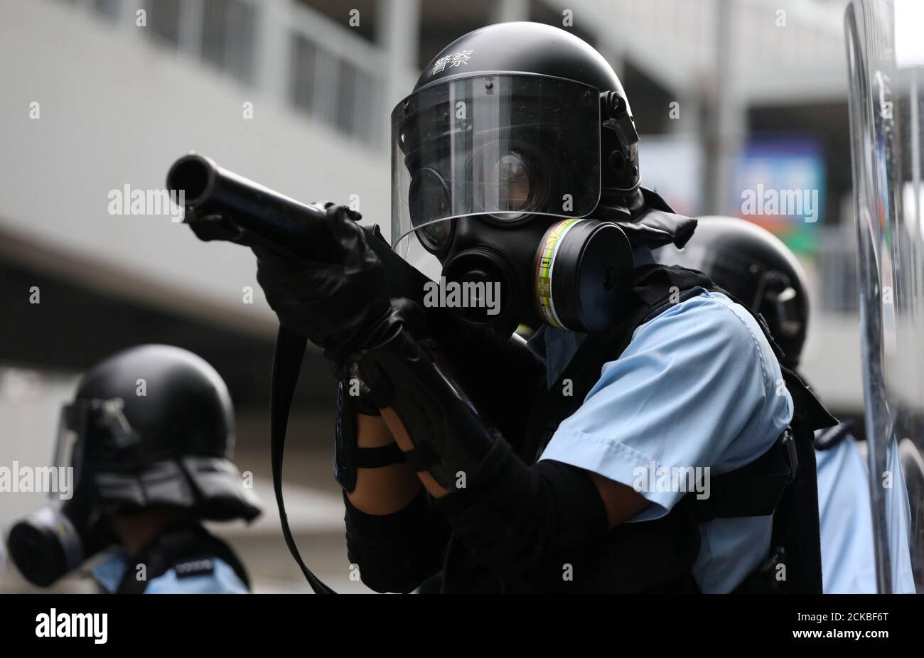 Hong kong police gun hi-res stock photography and images - Alamy