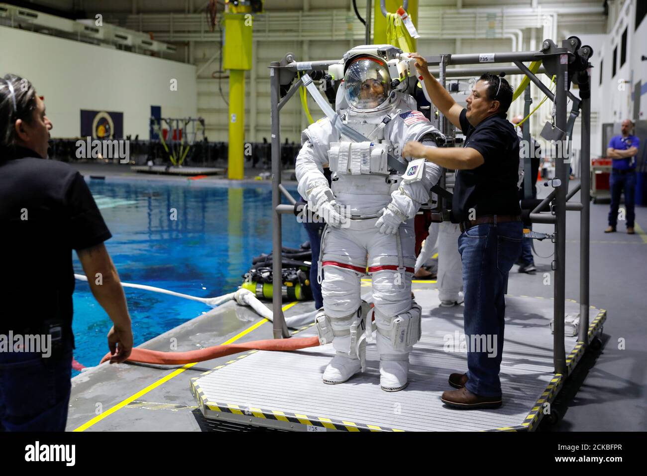 Boeing space suit hi-res stock photography and images - Alamy