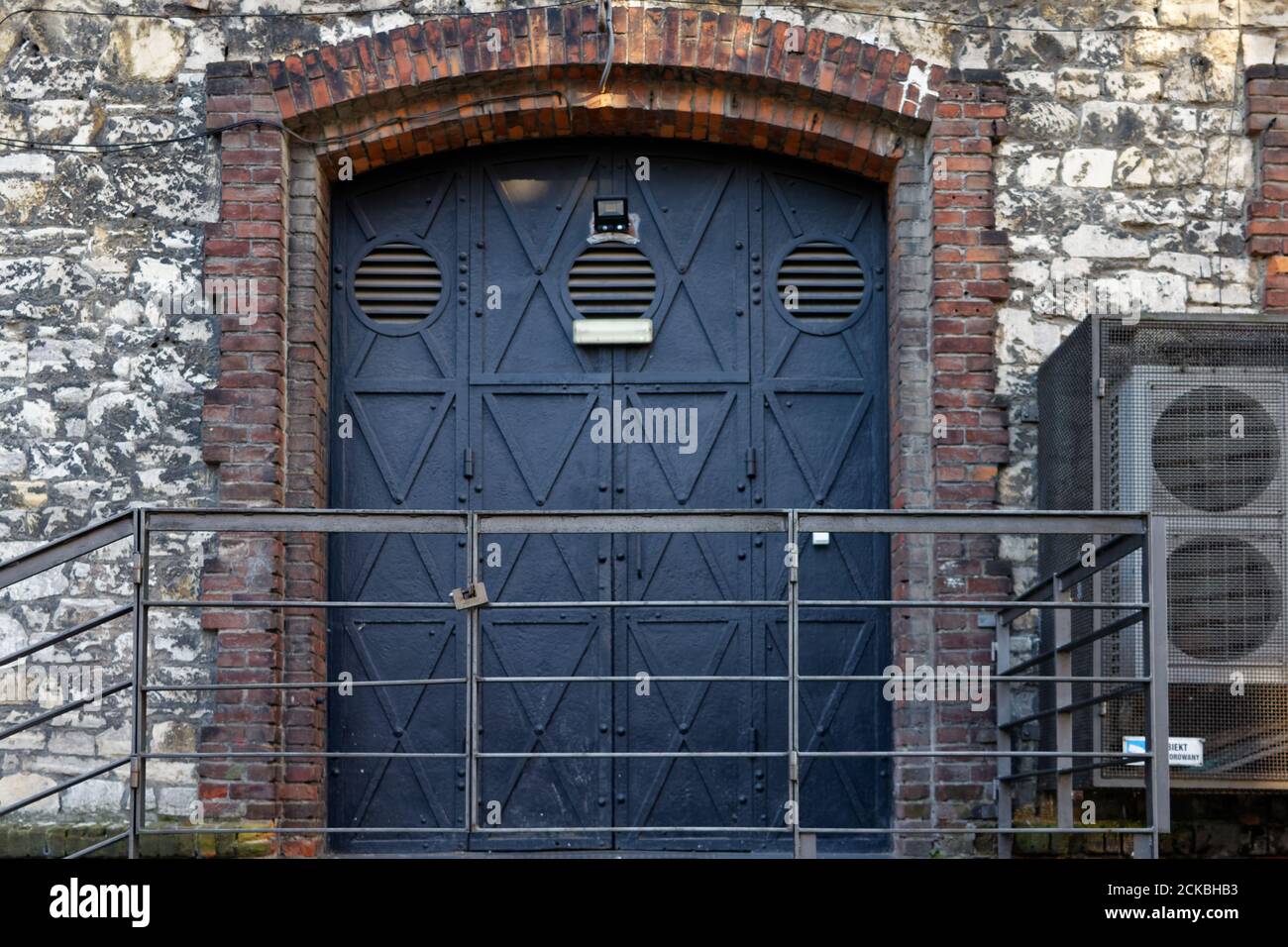Industrial facade of a historic bakery Stock Photo - Alamy