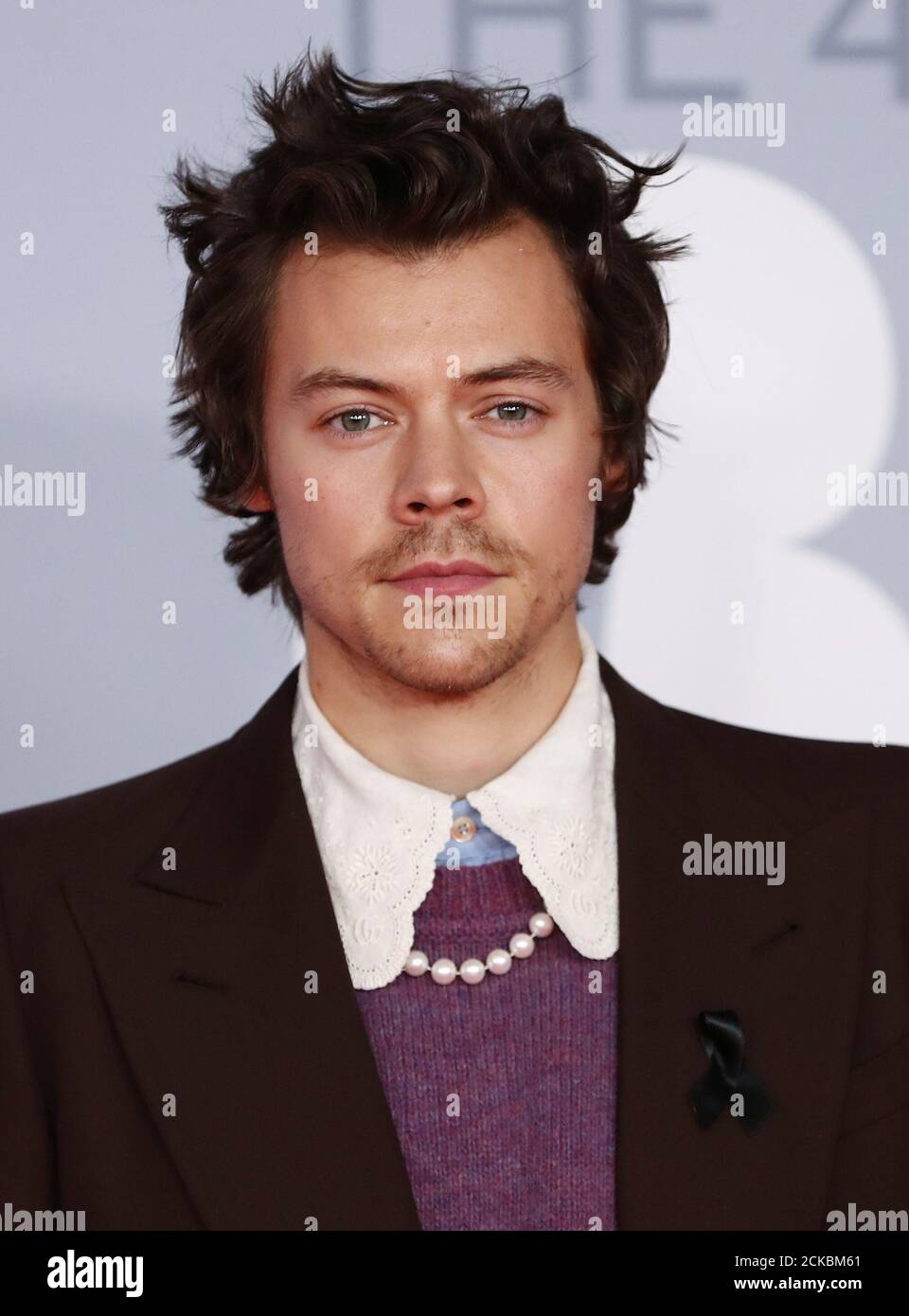 Harry styles brit awards 2020 hi-res stock photography and images - Alamy