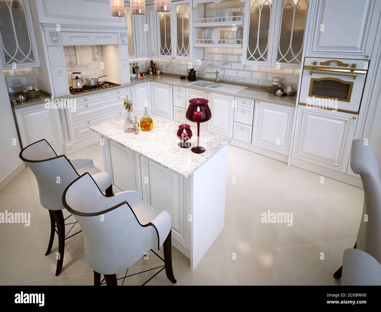 Arabic Kitchen Vector Illustration Of A Menu Design For A Restaurant