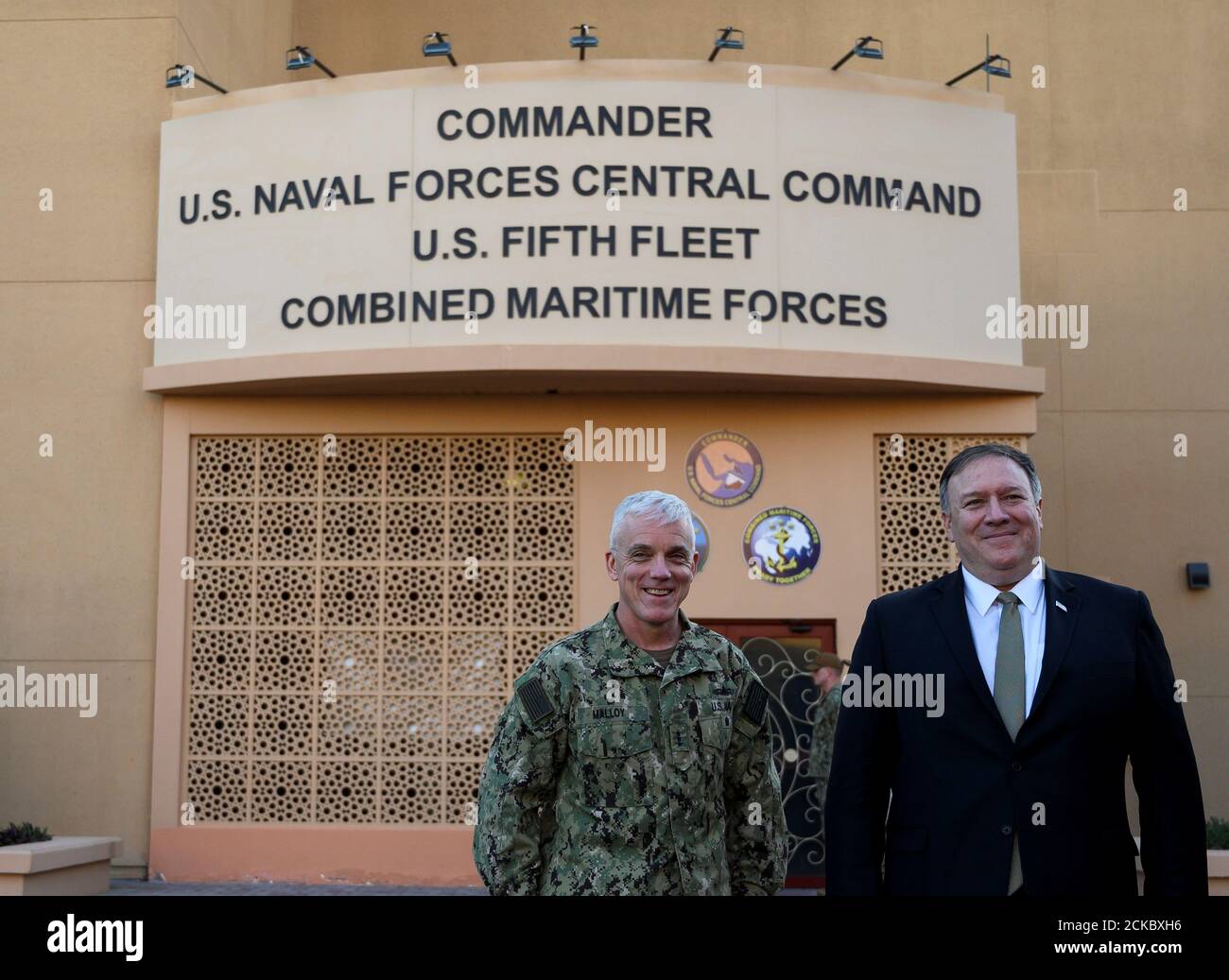 The commander of u s naval central command u s 5th fleet hi-res stock ...