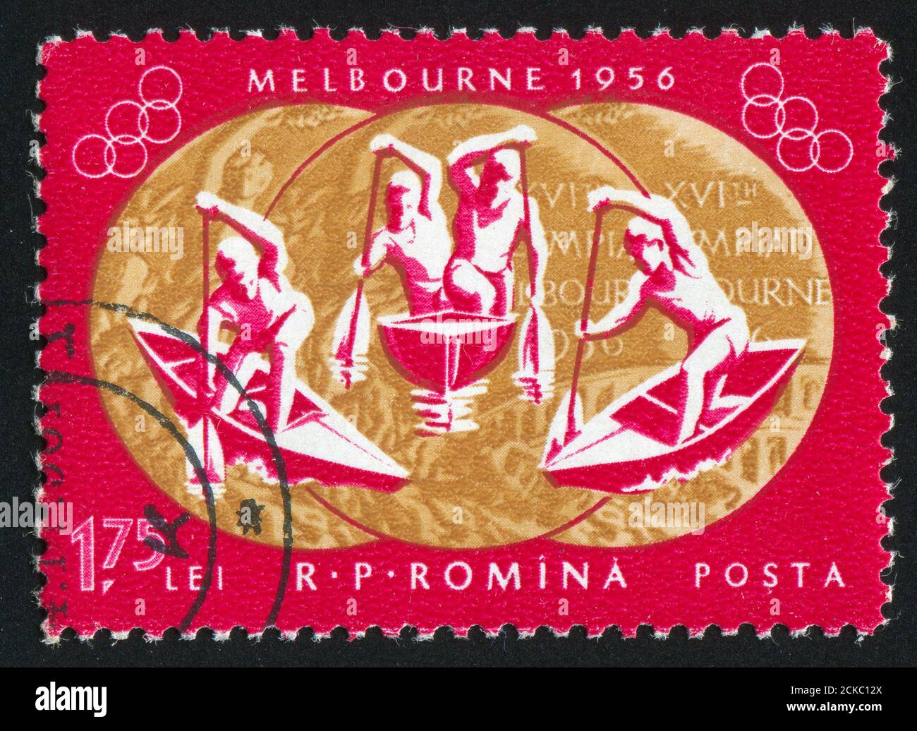 Romania stamp 1956 hi-res stock photography and images - Alamy