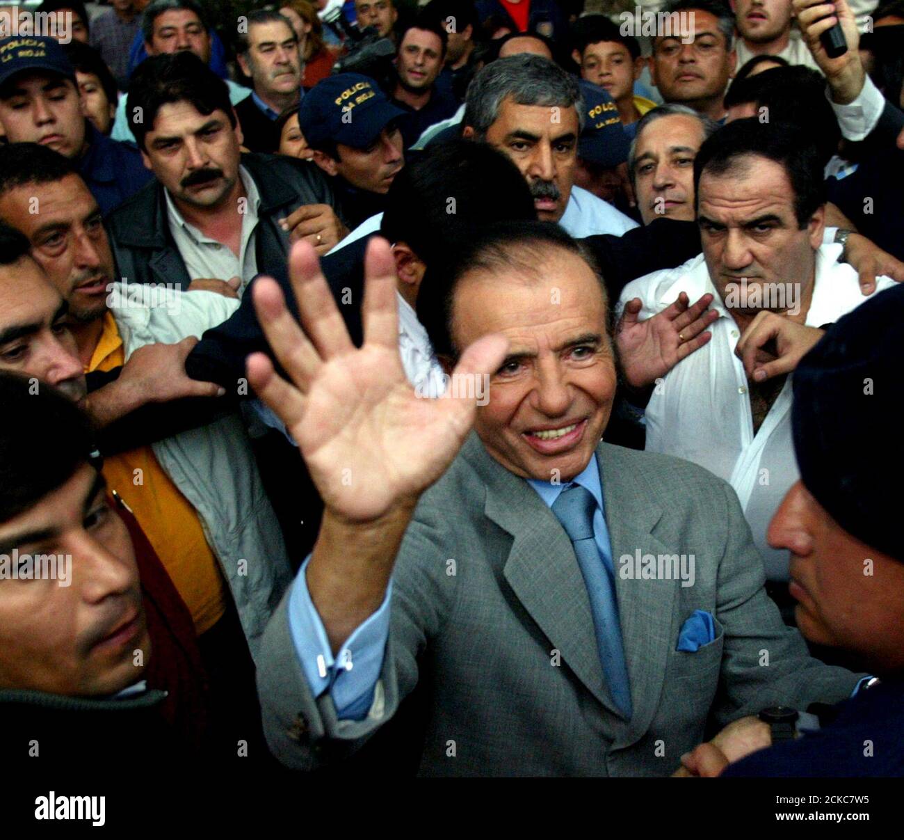 Argentinas president carlos menem hi-res stock photography and images ...