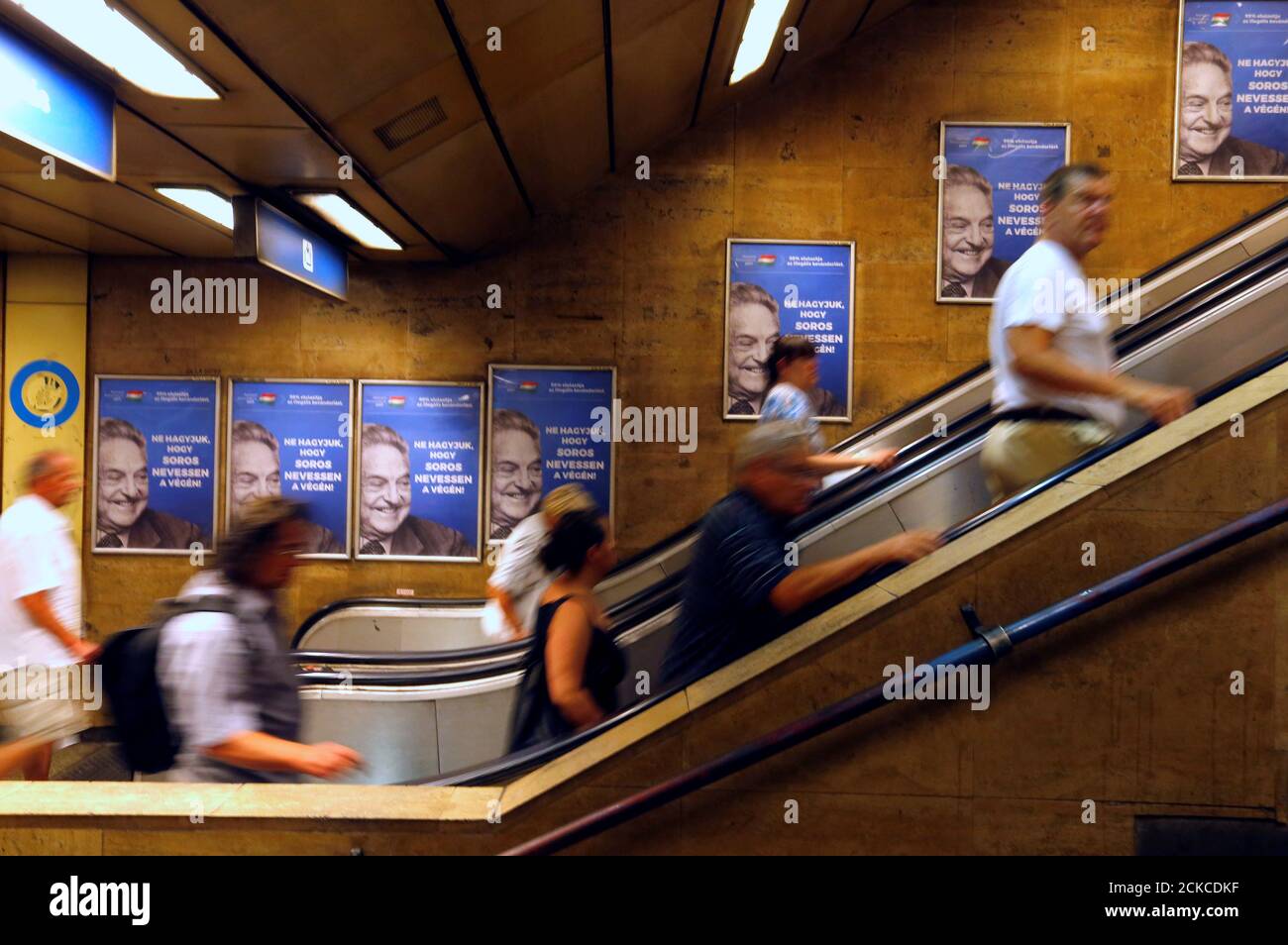 Soros poster hi-res stock photography and images - Alamy