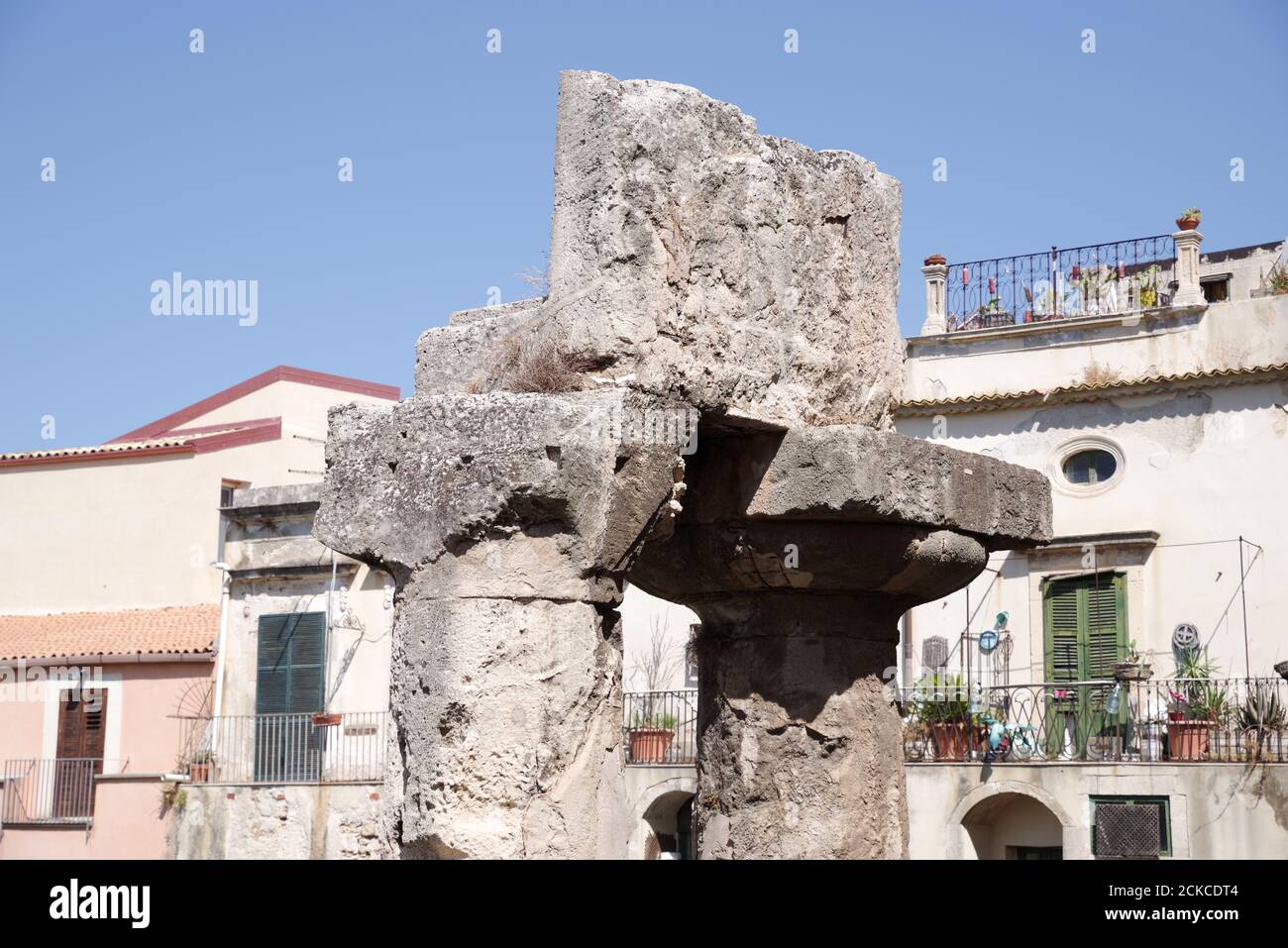 Ruins of Temple of Apollo, one of the most important ancient Greek ...