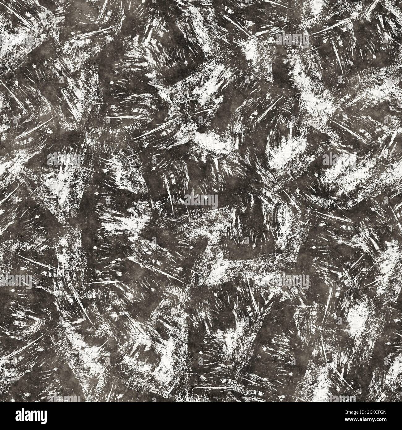 Neutral tropical palm tree leaves seamless pattern Stock Photo - Alamy