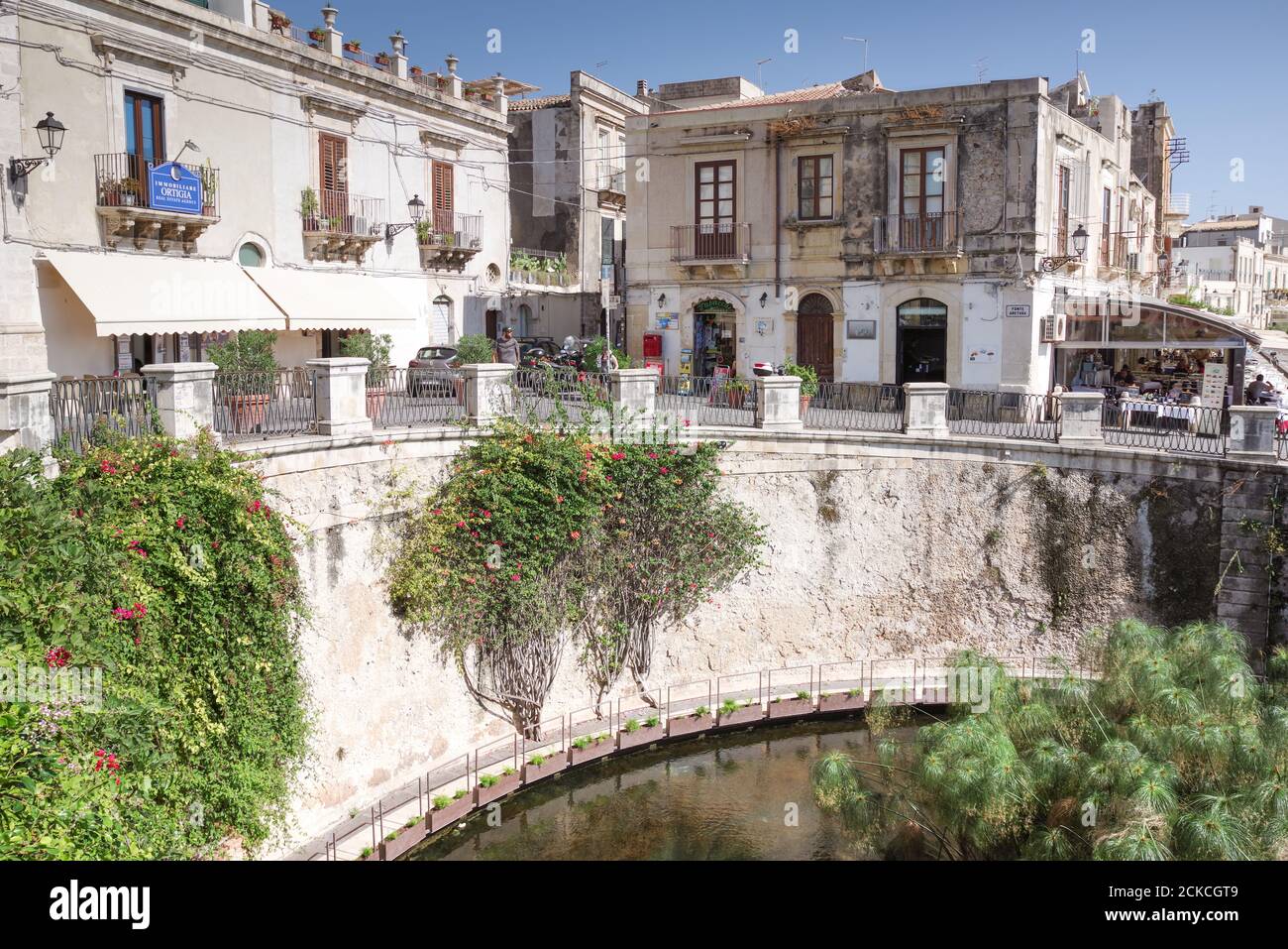 Famous Arethusa Spring linked to the Greek heritage of the city and ...