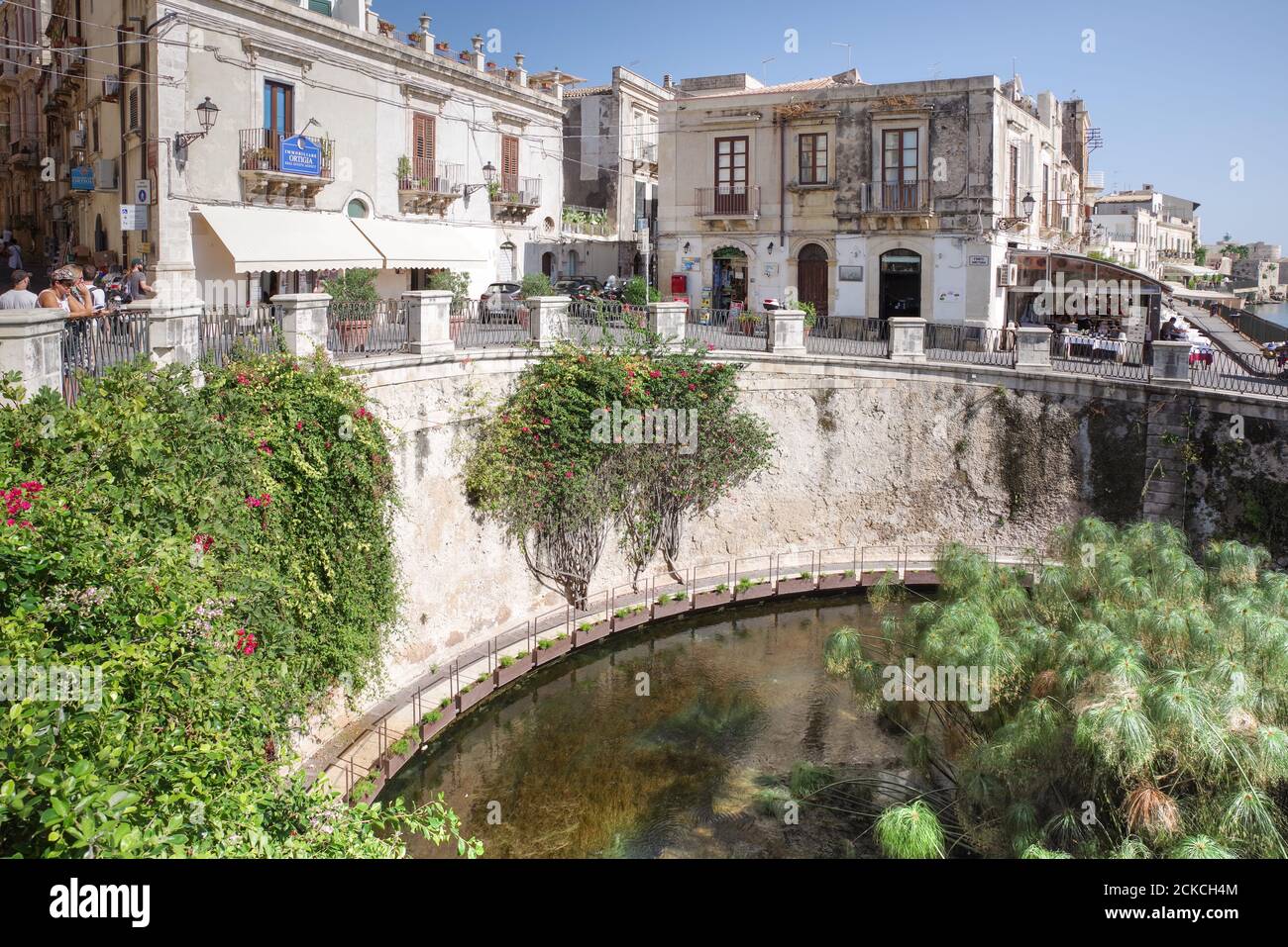 Famous Arethusa Spring linked to the Greek heritage of the city and ...